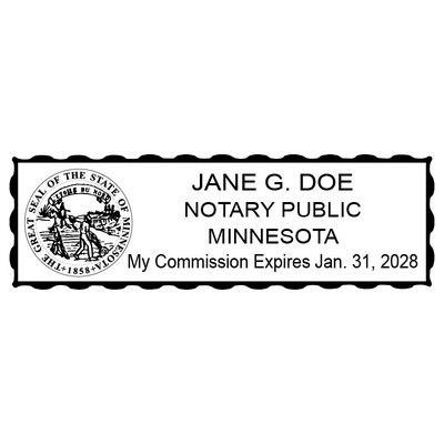 Minnesota Notary Pocket Stamp | Rubber Stamp Warehouse